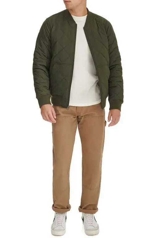 LEVI'S Quilted Bomber Jacket - Olive