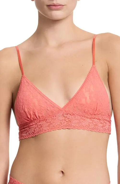 Hanky Panky Signature Lace Padded Bralette - Courageous Coral