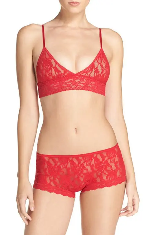 Hanky Panky Signature Lace Padded Bralette - Red