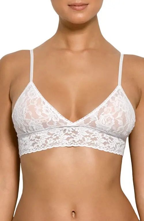 Hanky Panky Signature Lace Padded Bralette - White