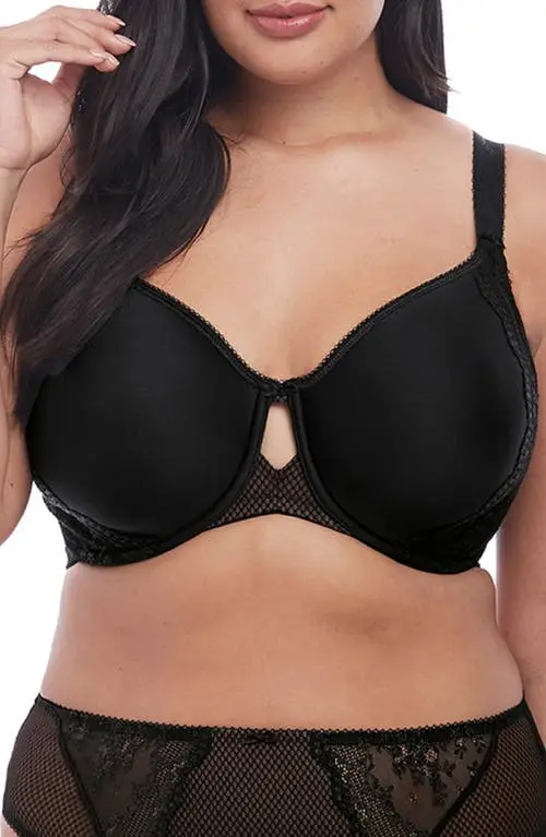 Elomi Charley Full Figure Spacer Underwire Bra - Black