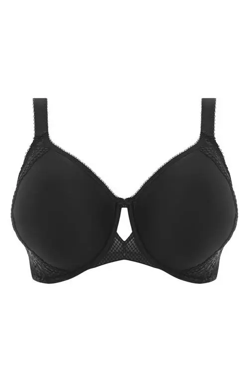 Elomi Charley Full Figure Spacer Underwire Bra - Black