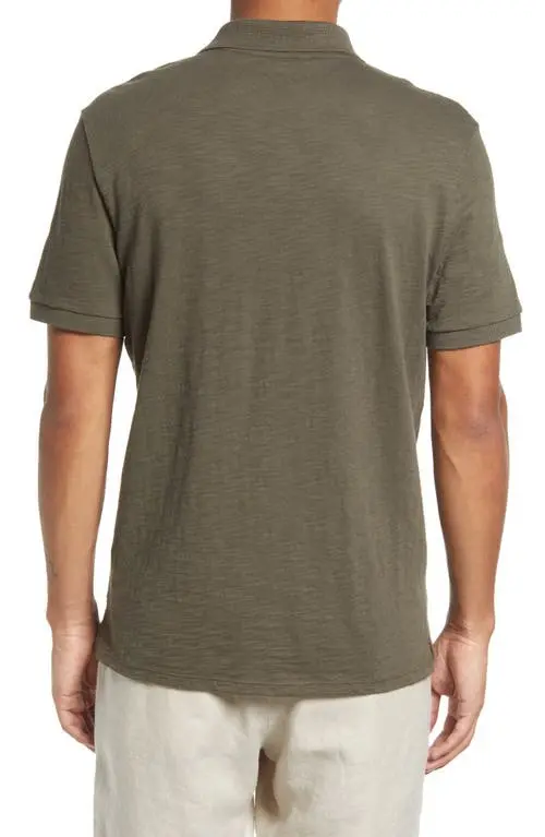 Vince Cotton Slub Jersey Polo