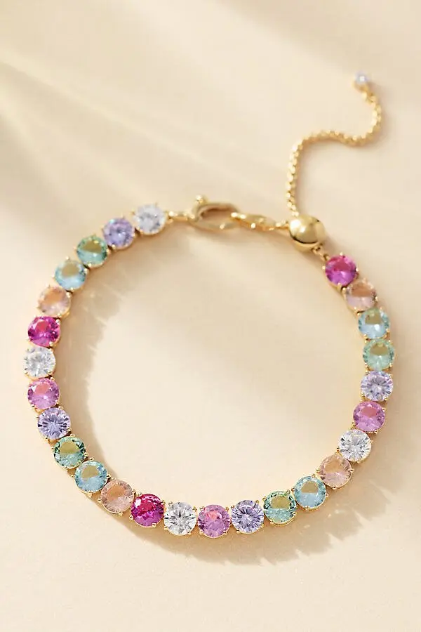 Nadri Candy Crush Crystal Bracelet - Gold