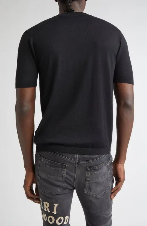 Amiri Ma Monogram Wool And Silk Sweater