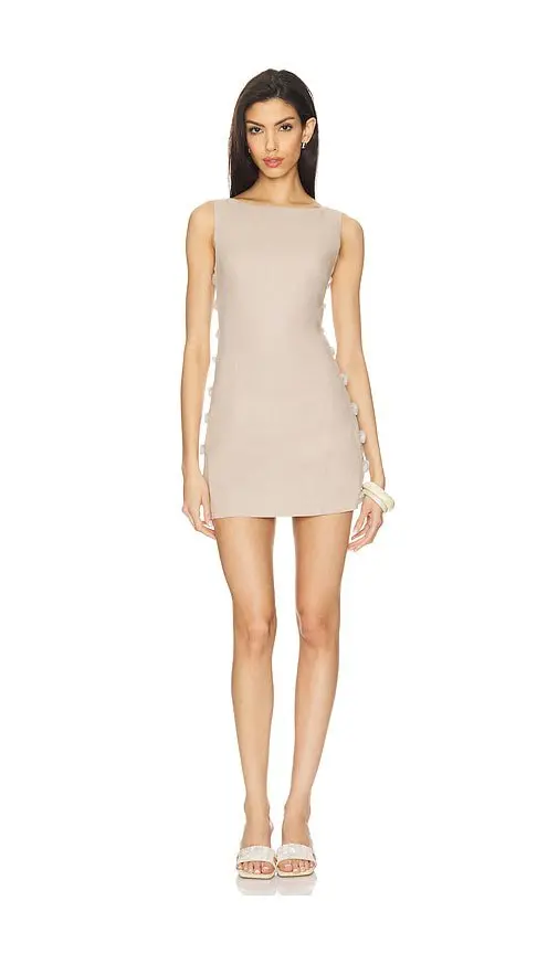 ALL THE WAYS Selena Mini Dress With Side Cut-outs