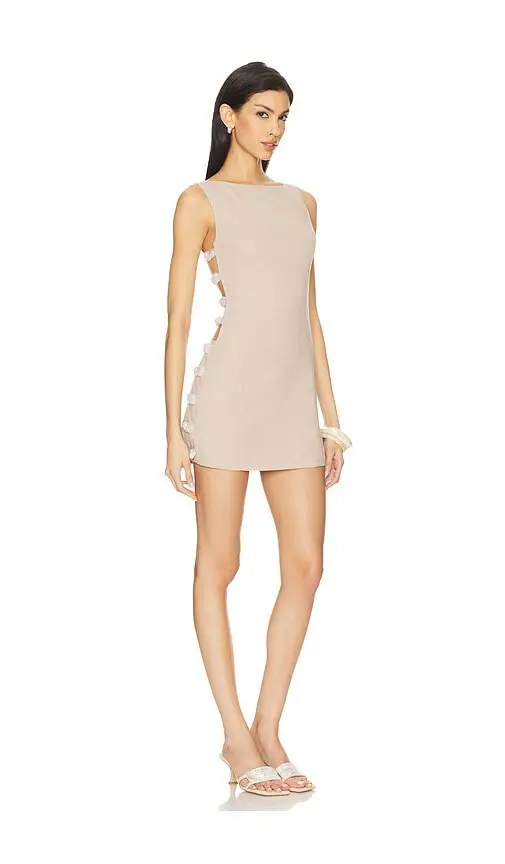ALL THE WAYS Selena Mini Dress With Side Cut-outs