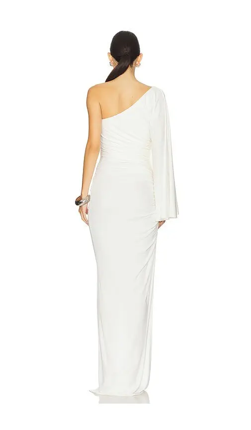 Ronny Kobo Kallista One-shoulder Ruched Dress