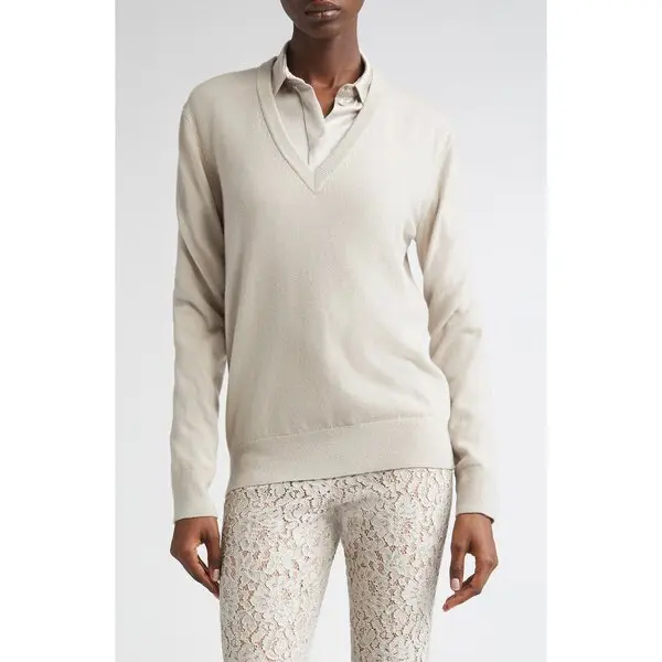 Michael Kors V-neck Cashmere Sweater