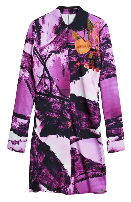 Desigual Printed Shirtdress