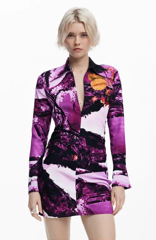 Desigual Printed Shirtdress