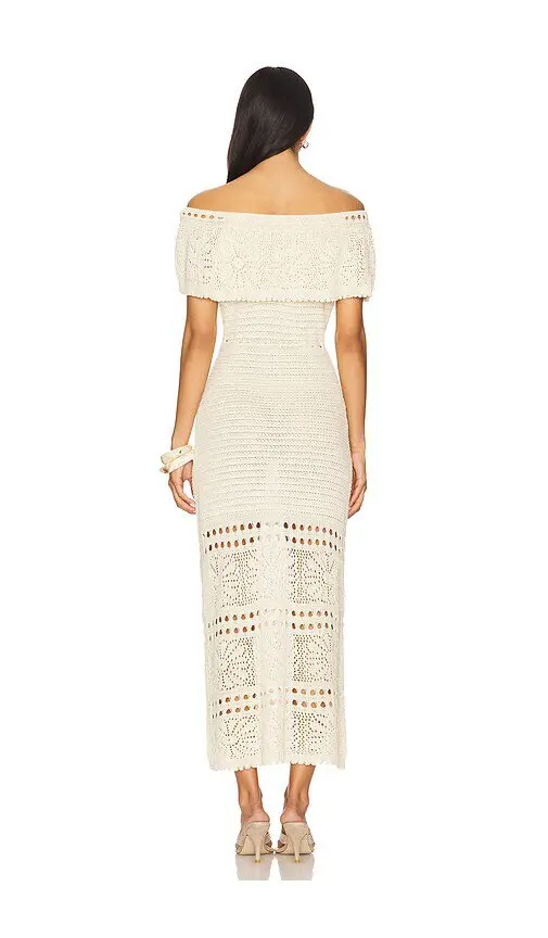 Line & Dot Wilda Crochet Sweater Dress