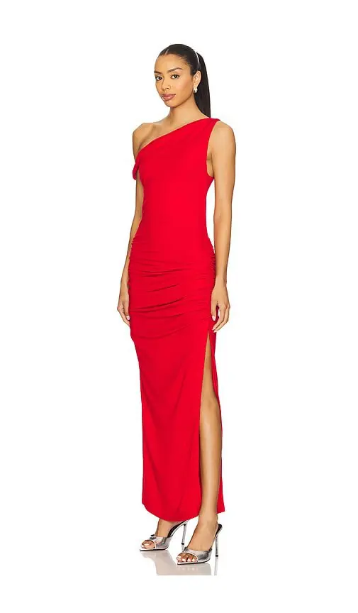 Line & Dot Erina Asymmetrical Maxi Dress