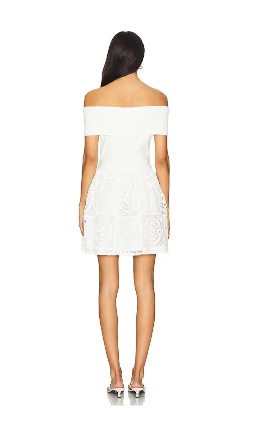 Line & Dot Biva Mix-media Mini Dress