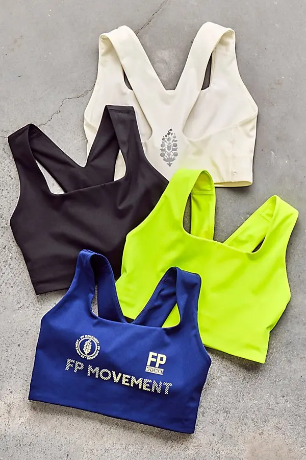Free People Win Win Sports Bra - Highlighter