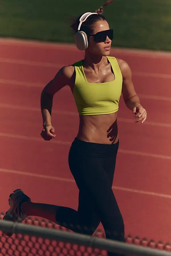 Free People Win Win Sports Bra - Honeydew