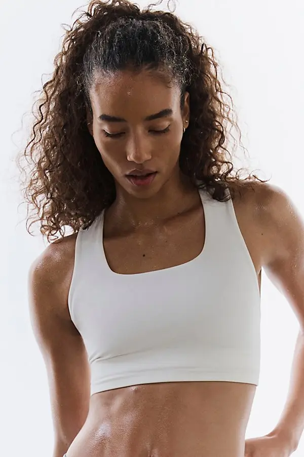 Free People Win Win Sports Bra - White