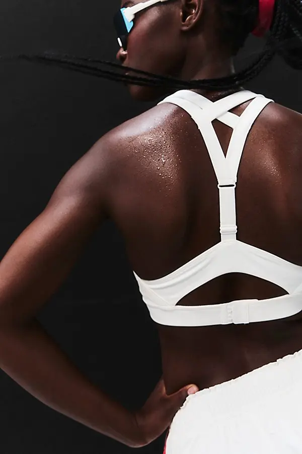 Free People Run Racer Sports Bra - White