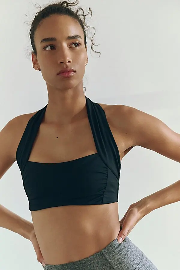 Free People Don't Let Go Sports Bra - Black