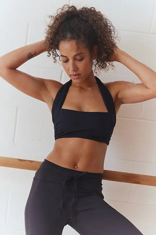 Free People Don't Let Go Sports Bra - Black