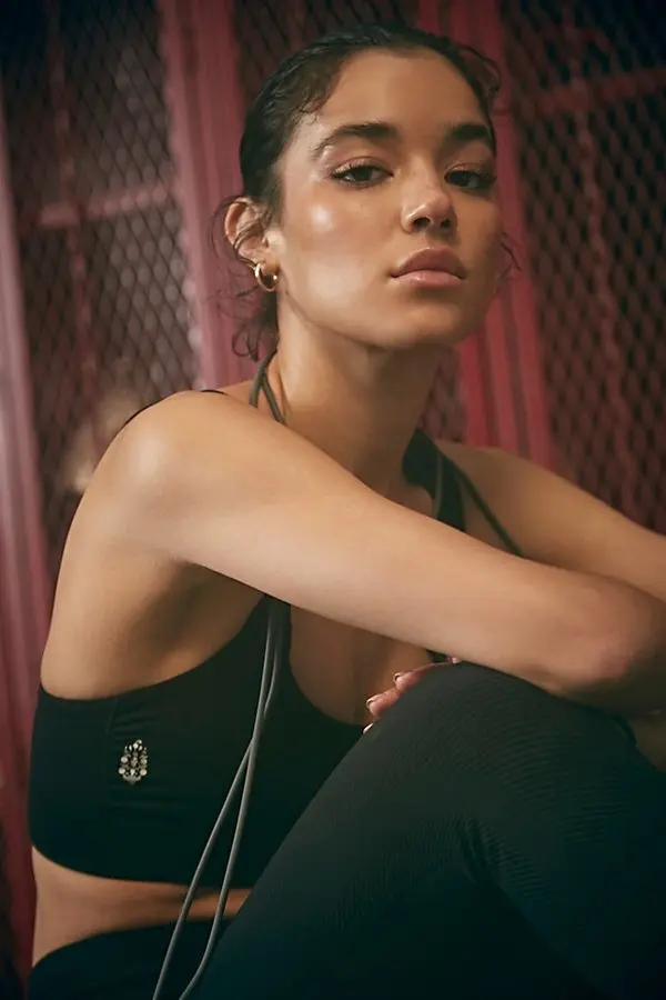 Free People On The Radar Sports Bra - Black