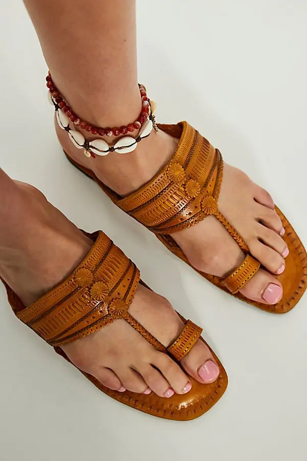 Free People Marrakesh Meet Up Sandals - Sunflower