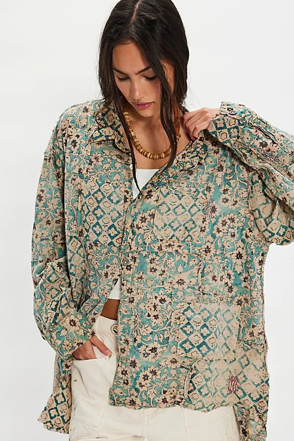 MAGNOLIA PEARL Patchwork Workshirt - Adison