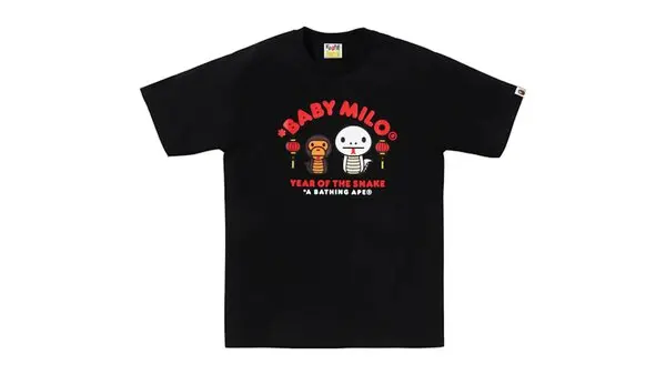 A BATHING APE Year Of The Snake Baby Milo Tee Shirt