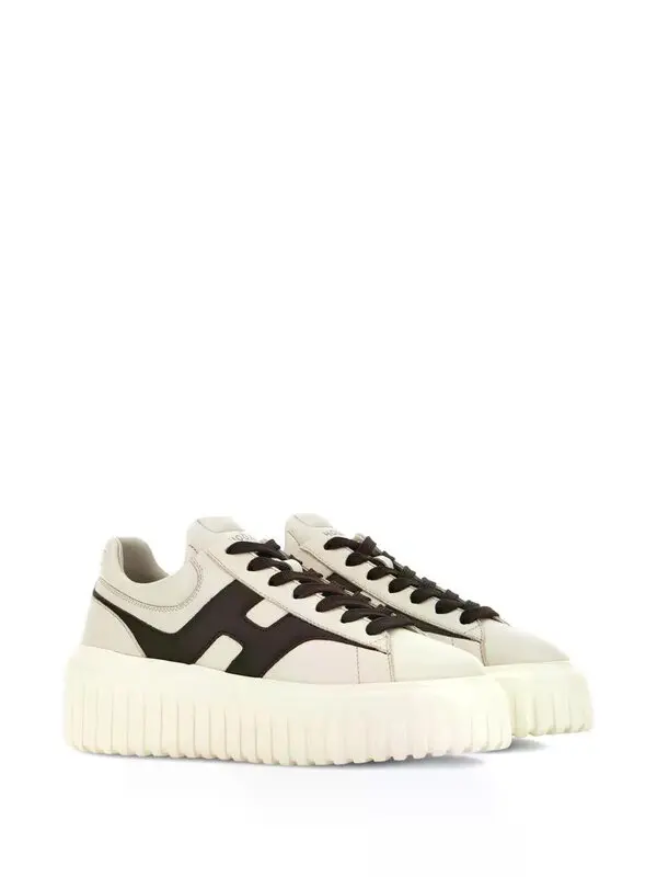 Hogan H-stripes Sneakers - Neutrals