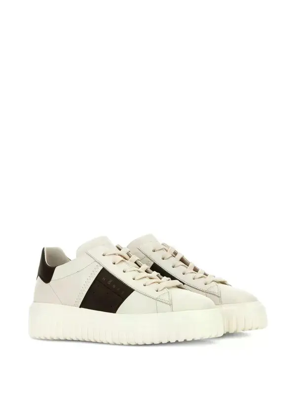 Hogan H-stripes Sneakers - White