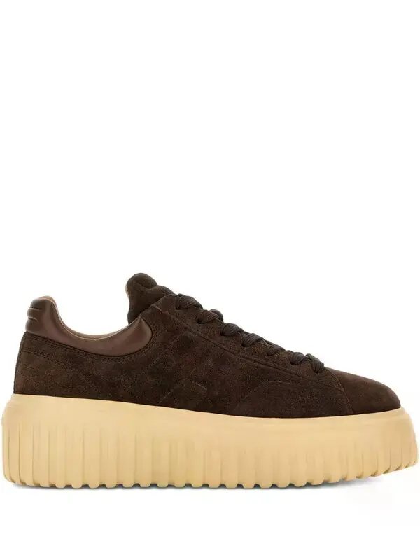 Hogan H-stripes Sneakers - Brown