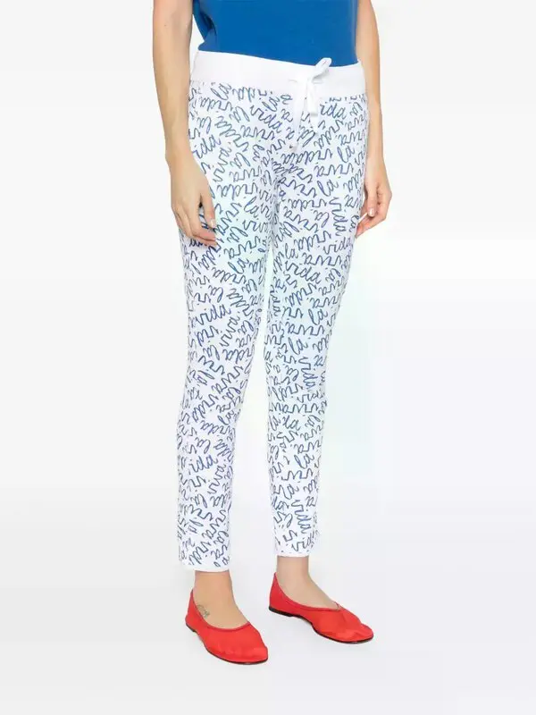 JUVIA Cotton-blend Straight Leg Pants