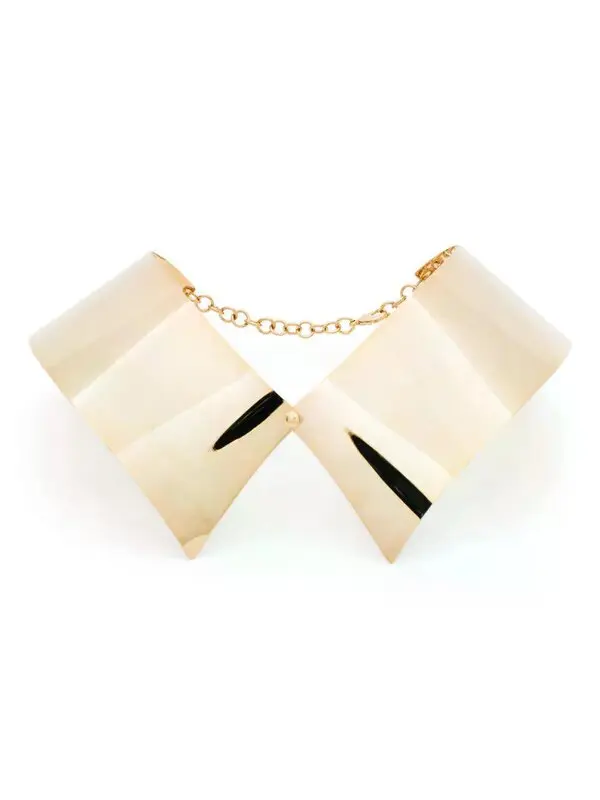 ISABEL SANCHIS Metal Collar Necklace - Gold
