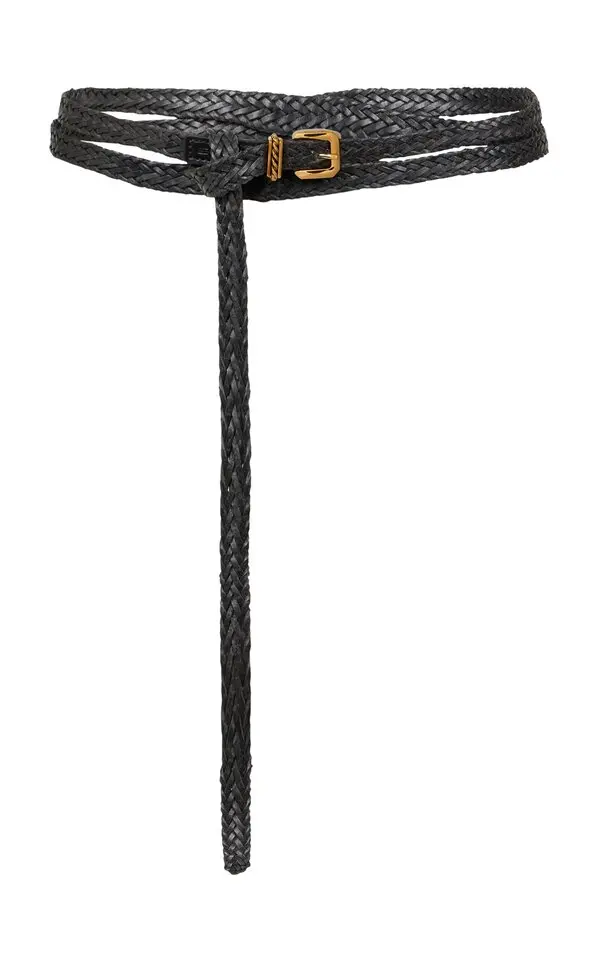 Etro Leather Waist Belt - Black