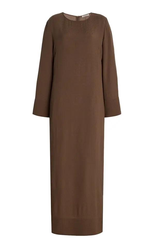 BY MALENE BIRGER Kallas Jacquard Maxi Dress - Brown