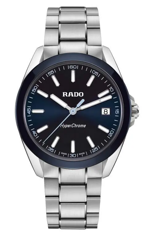 RADO Hyperchrome Bracelet Watch - Navy