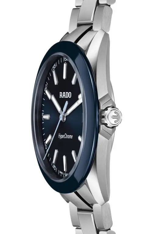 RADO Hyperchrome Bracelet Watch - Navy