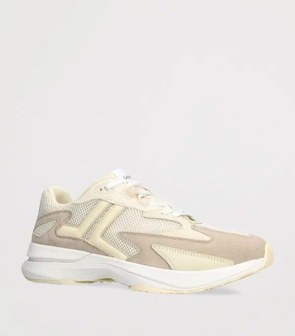 LANVIN Jla Mesh Sneakers - Beige