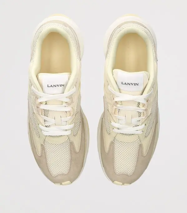LANVIN Jla Mesh Sneakers - Beige