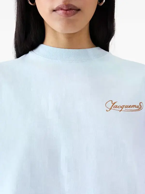 Jacquemus Cropped T-shirt - Blue