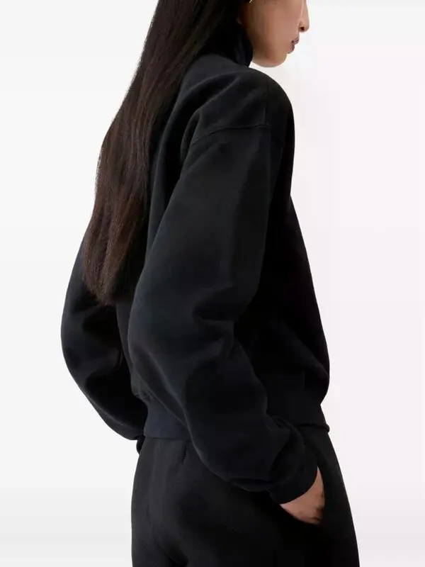 Jacquemus Zip-neck Sweater - Black