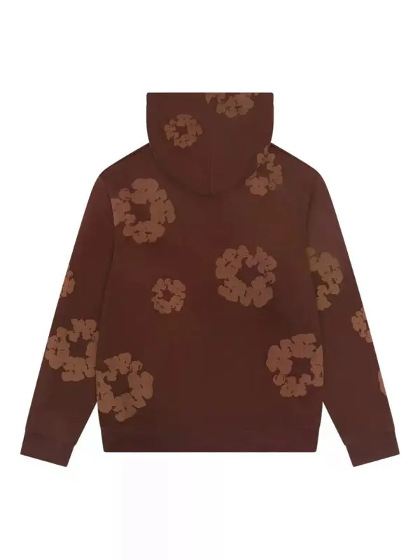 DENIM TEARS Mono Cotton Wreath Hoodie - Brown