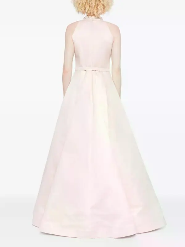 AAVVA Floral Embroidered Gown - Pink