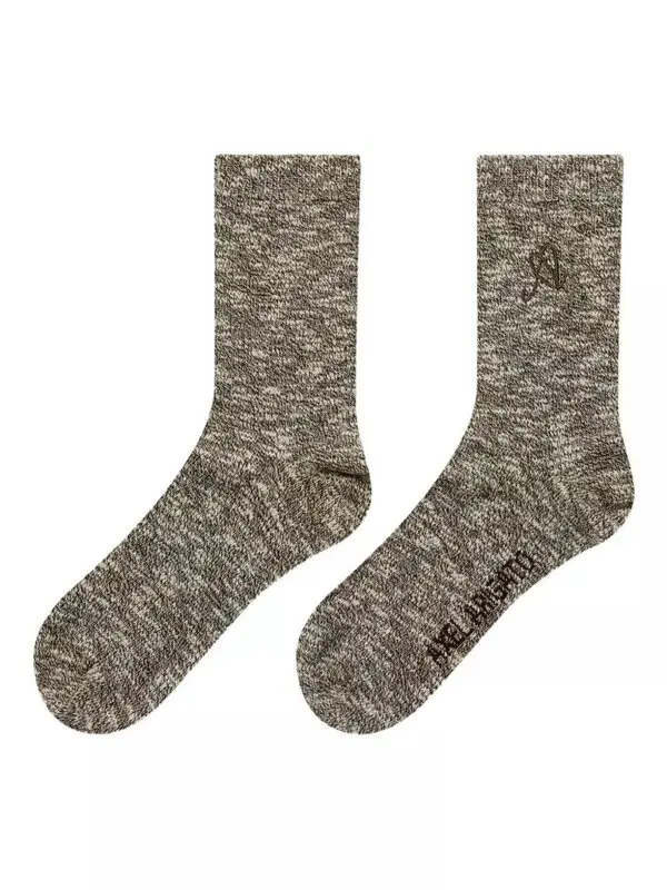 Axel Arigato Mélange Crew Socks - Neutrals