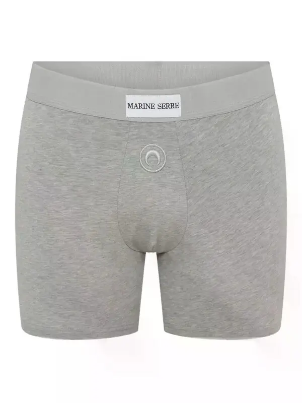 MARINE SERRE Moon-logo Jersey Boxers - Grey