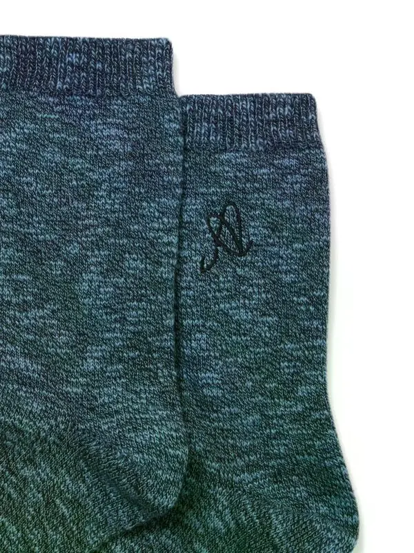 Axel Arigato Mélange Crew Socks - Blue