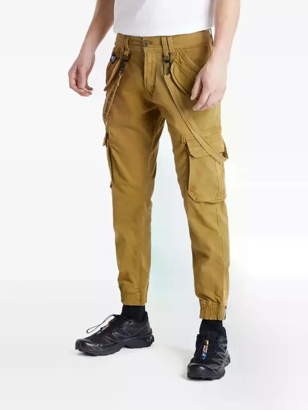 Alpha Industries Straight-leg Cargo Trousers - Brown