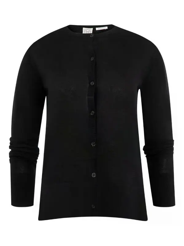 TOTEME Knitted Cardigan - Black