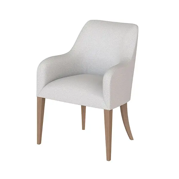 BAKER FURNITURE Kipton Arm Chair, Toffee Finish