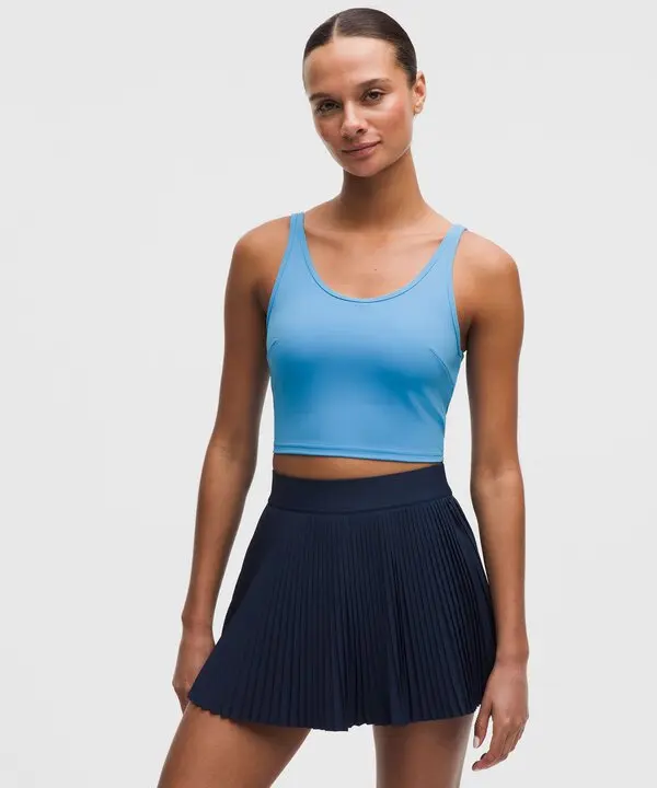 Lululemon Scoop-neck Cutout Tennis Tank Top - Ocean Wave/ocean Wave